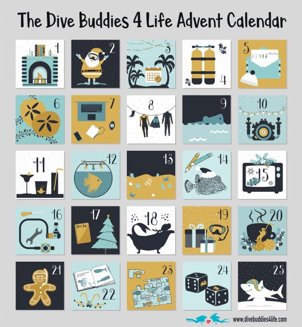 The Scuba Diver Advent Activity Calendar | Dive Buddies 4 Life